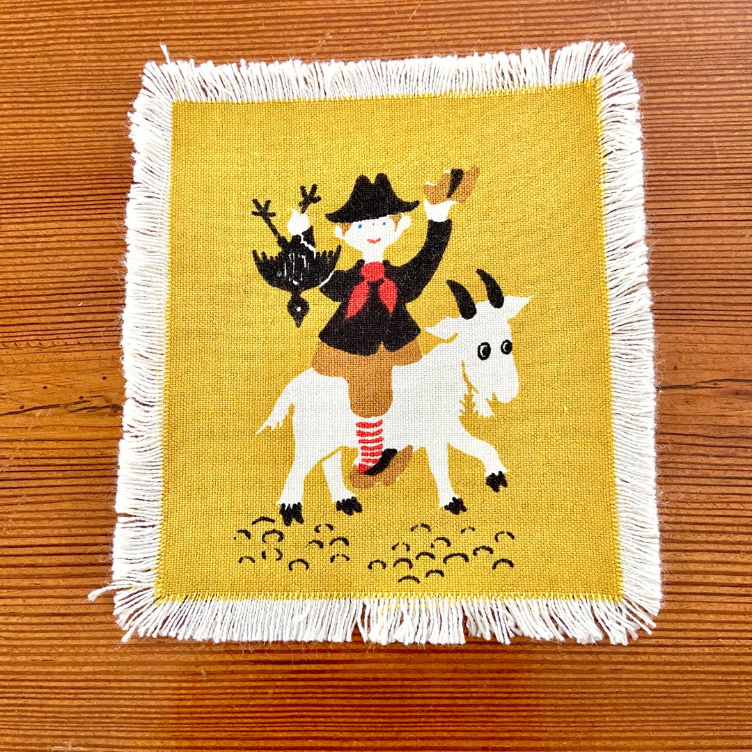 Clumsy Hans Fairy Tale Cocktail Napkin, Danish Designer Jangaard ...
