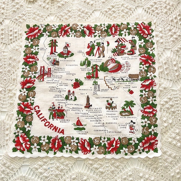 State Handkerchief - Etsy