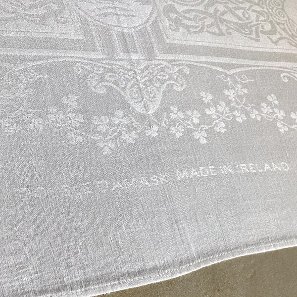 Irish Linen Tablecloth - Etsy
