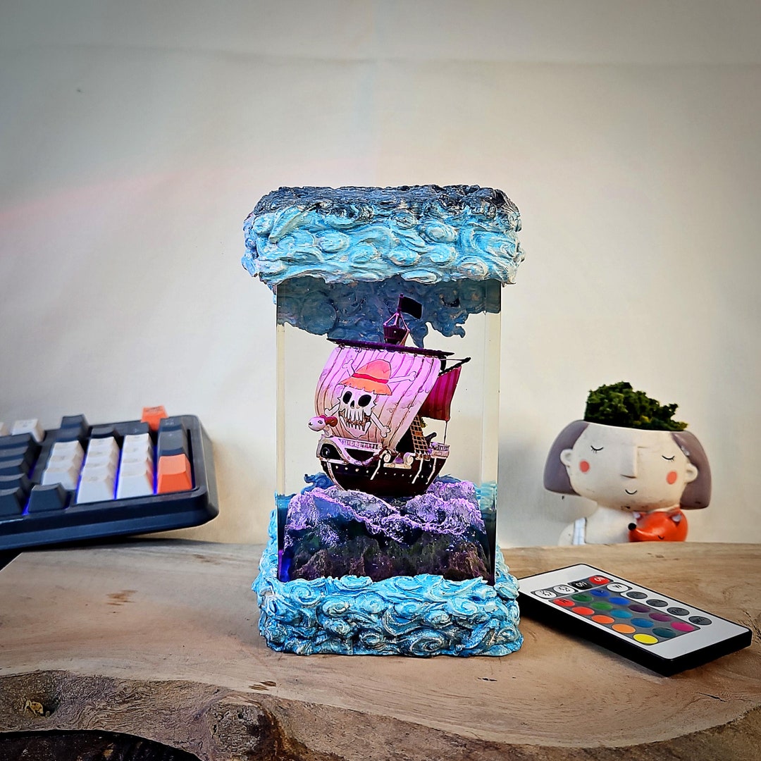 Anime Chibi Night Light, O.P MER .RRYY V2 Custom Night Light, Table ...