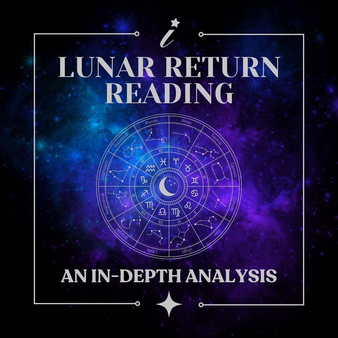 Professional Lunar Return Reading | Monthly Astrology Forecast ...