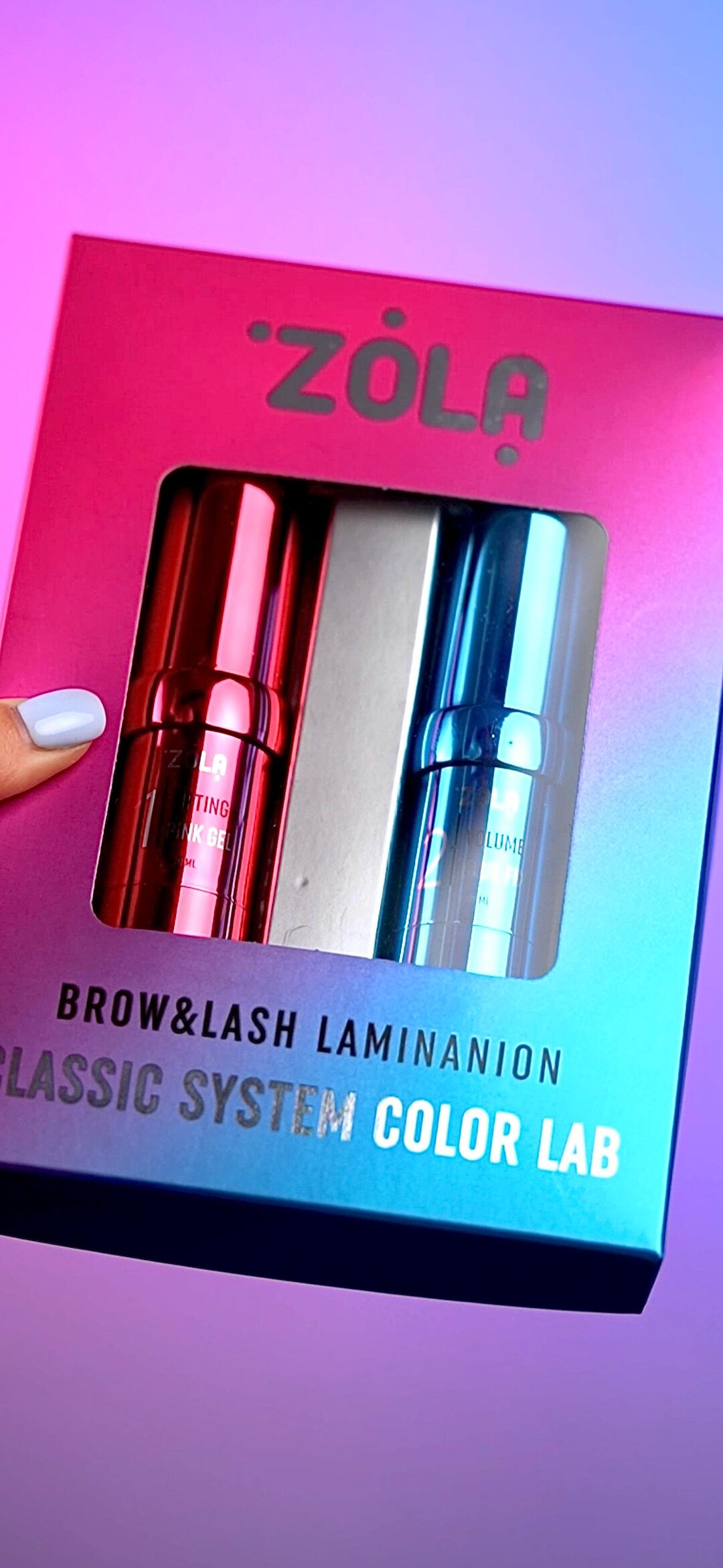 ZOLA, BROW&LASH Lamination Classic System Color Lab Set 2 X 10 Ml - Etsy