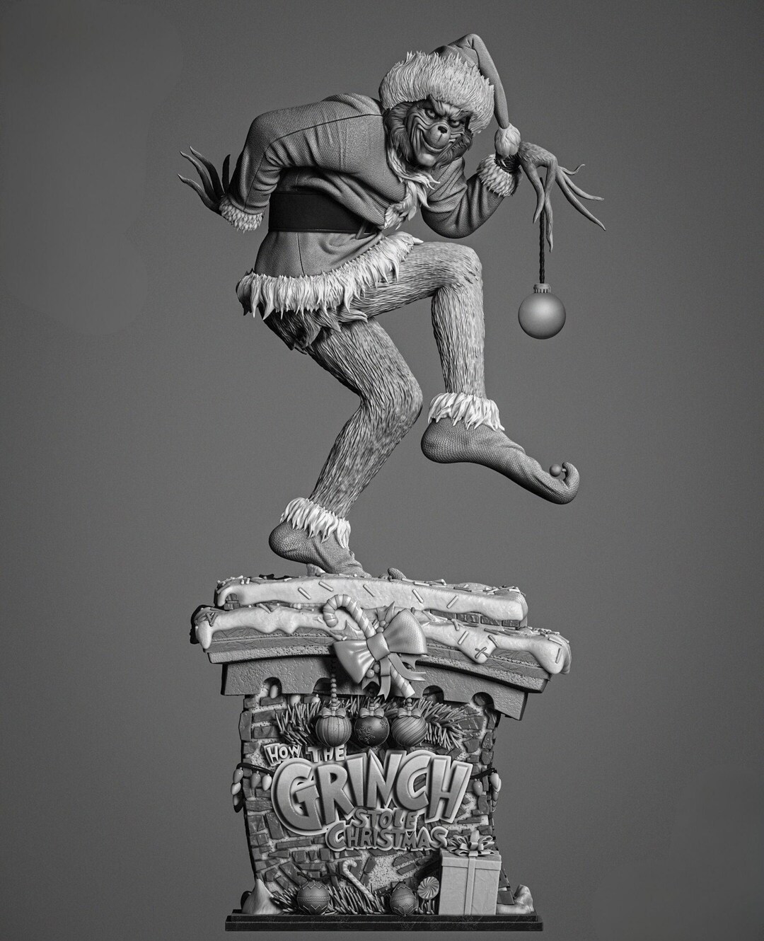 The Grinch High Quality STL - Etsy