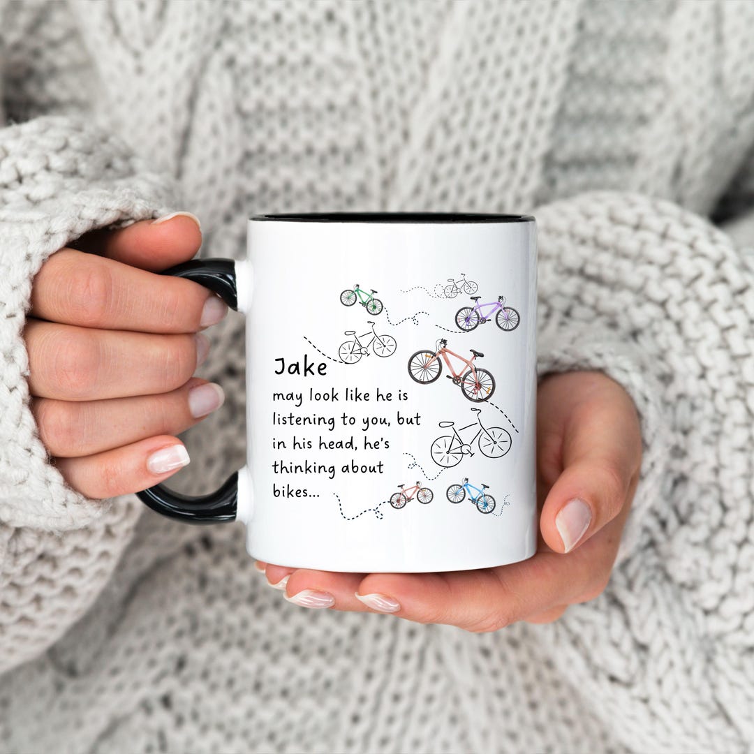 Personalized Mug, Funny Cyclist Mug, Biking Mug, Cyclist Gift, Bicycle ...