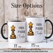 Personalized Chess Player Mug, Custom Chess Lover Coffee Mug, Chess ...