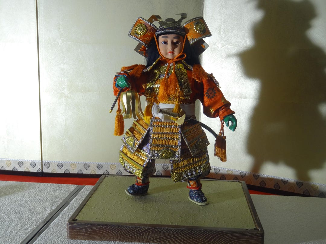 Traditional Japanese Samurai Boy Doll "waka Daisho" Gogatsu Ningyo ...