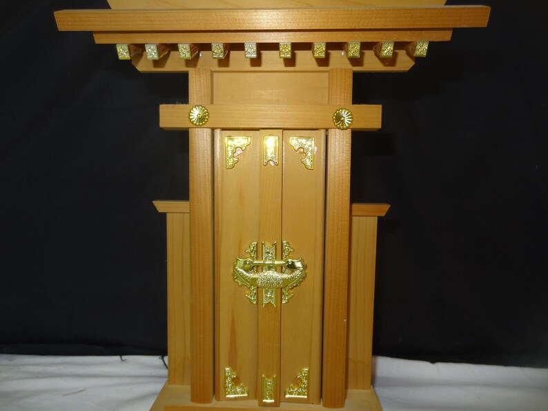 Japanese Wooden Kamidana Shinto Shrine Altar – Traditional Handmade ...