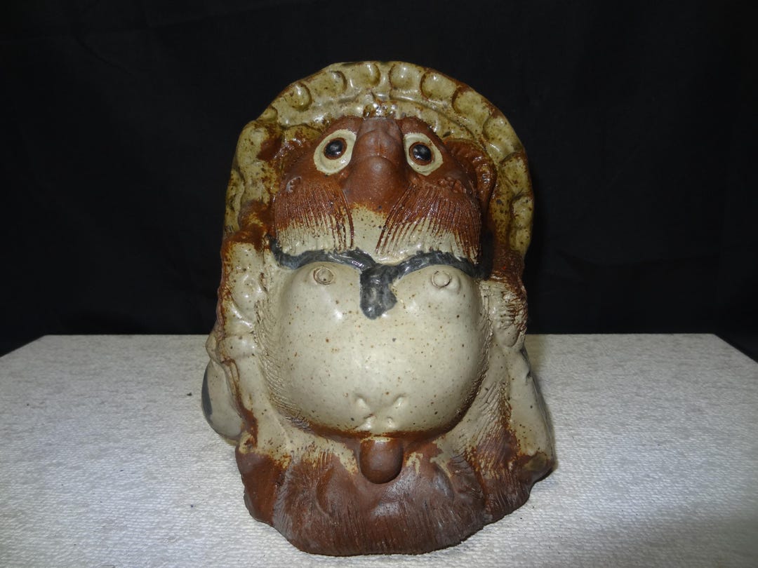 Small Shigaraki Tanuki Statue | Japanese Raccoon Dog Figurine | Ceramic ...