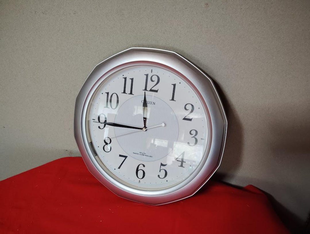 Excellent citizen Radio-controlled Wall Clock Antique Style Battery ...