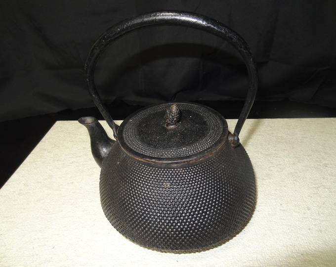 Japanese Nambu Tetsubin Cast Iron Kettle Teapot 22×19×24cm Traditional ...