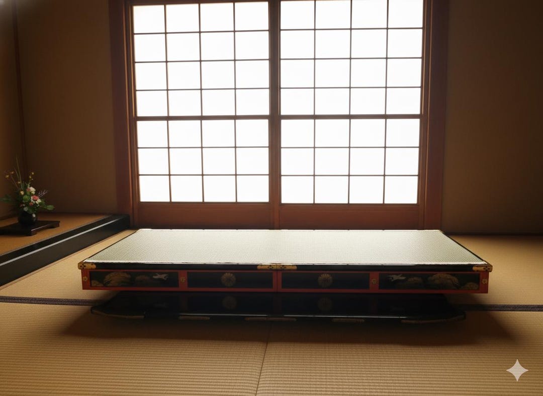 Japanese Wooden Tatami Display Platform | Traditional Tatami-style Base ...