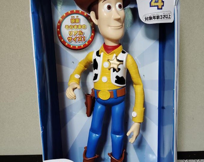 TAKARA TOMY My First Friends Woody Toy Story 4 Movie Real Size Figure ...