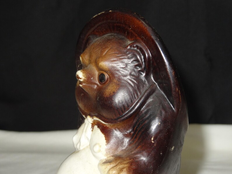 Japanese Shigaraki Ware Tanuki Statue Lucky Charm Traditional Pottery ...
