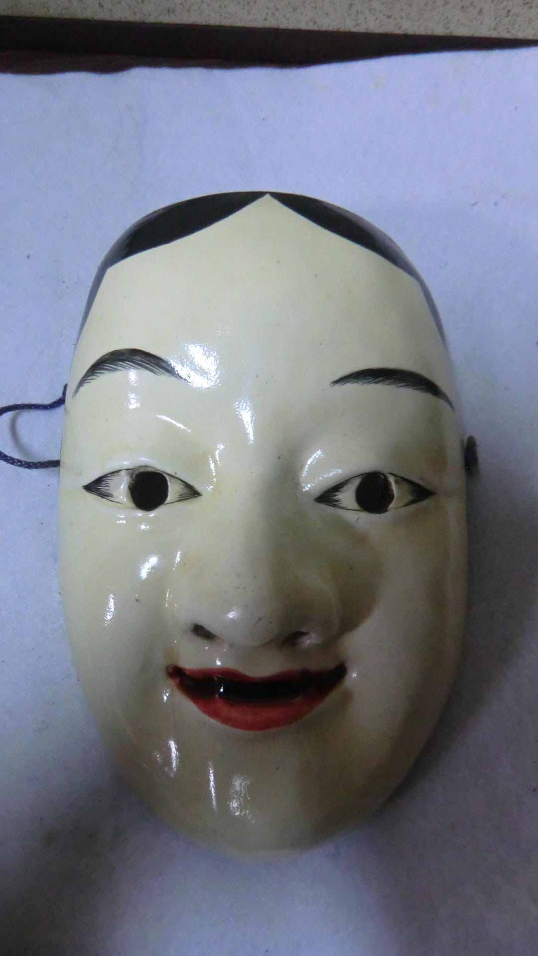 Traditional Japanese Ceramic Noh Mask [zo-onna] Length 20cm Width 14cm ...