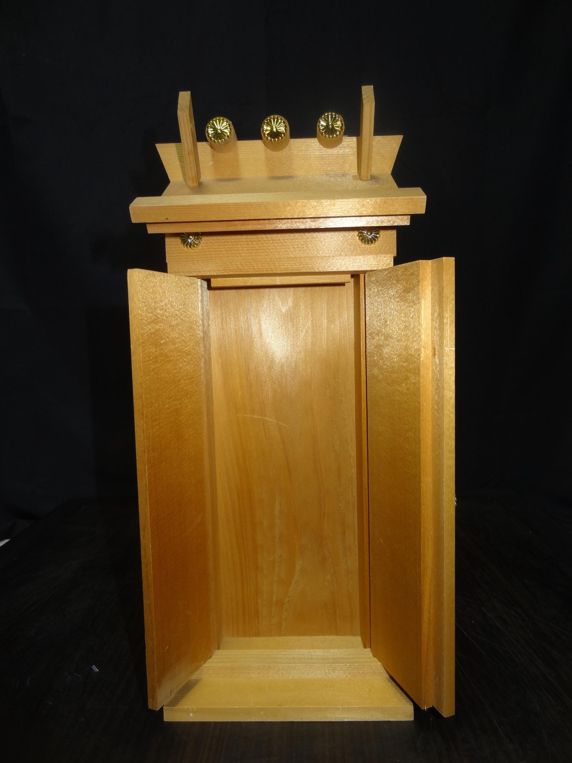 Traditional Japanese Kamidana Shrine, Handmade Wooden Shinto Altar With ...