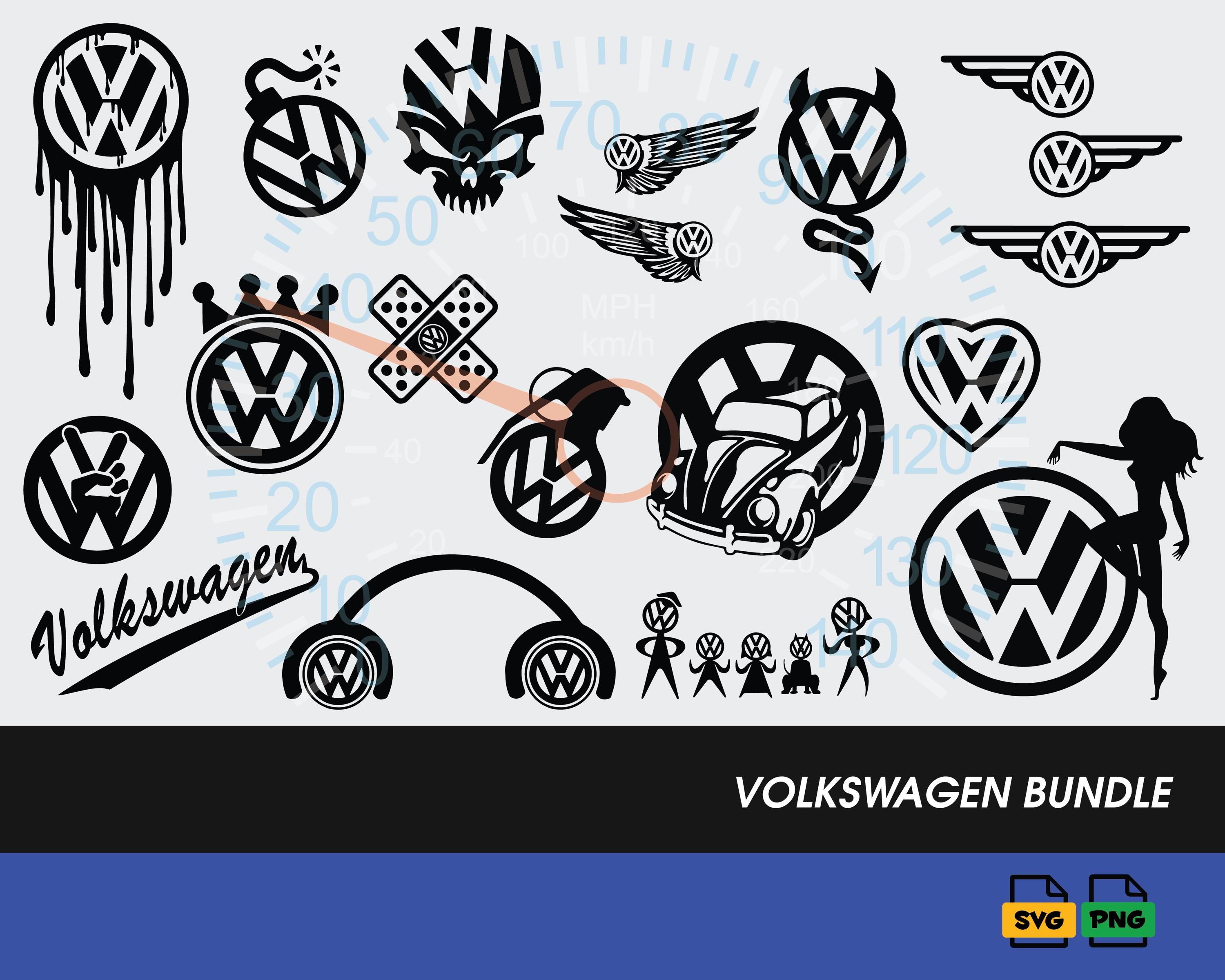 VOLKSWAGEN SVG and PNG Files 3 - Etsy
