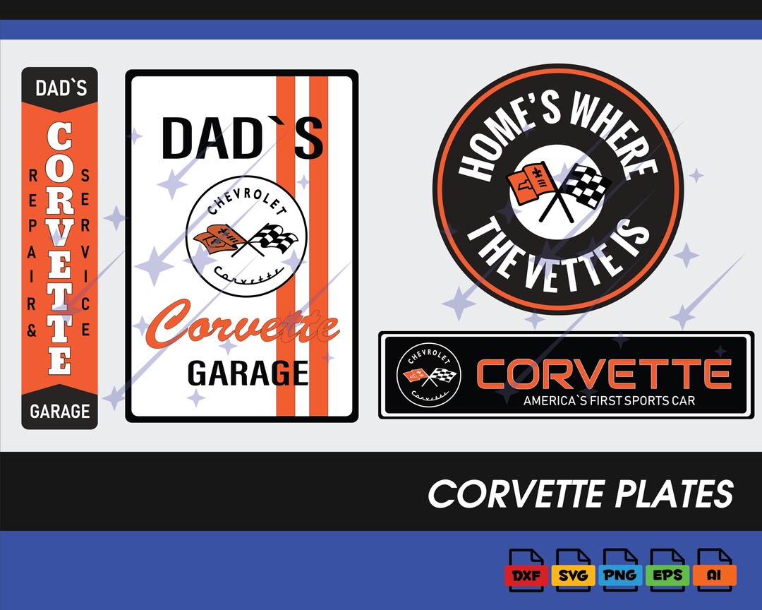 Chevrolet Plate Designs SVG and PNG Files 4 - Etsy