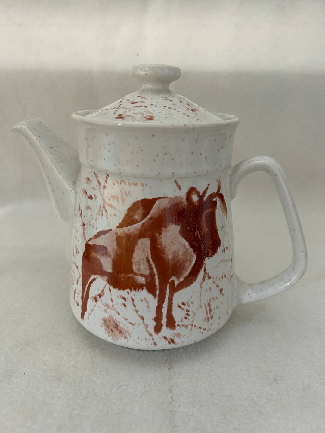 Vintage Shafford Primitive Collection Buffalo Porcelain Tea Pot - Etsy