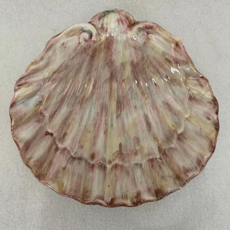 Pottery Shell Bowl - Etsy