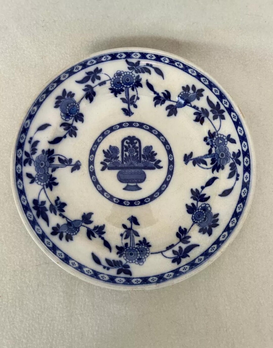 Vintage Mintons Chinese Blue and White Delft Luncheon Plate - Etsy