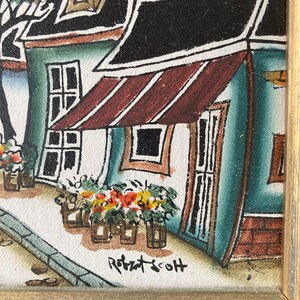 Original Artist Signed Robert Scott Paris Street Scene Oil Painting - Etsy