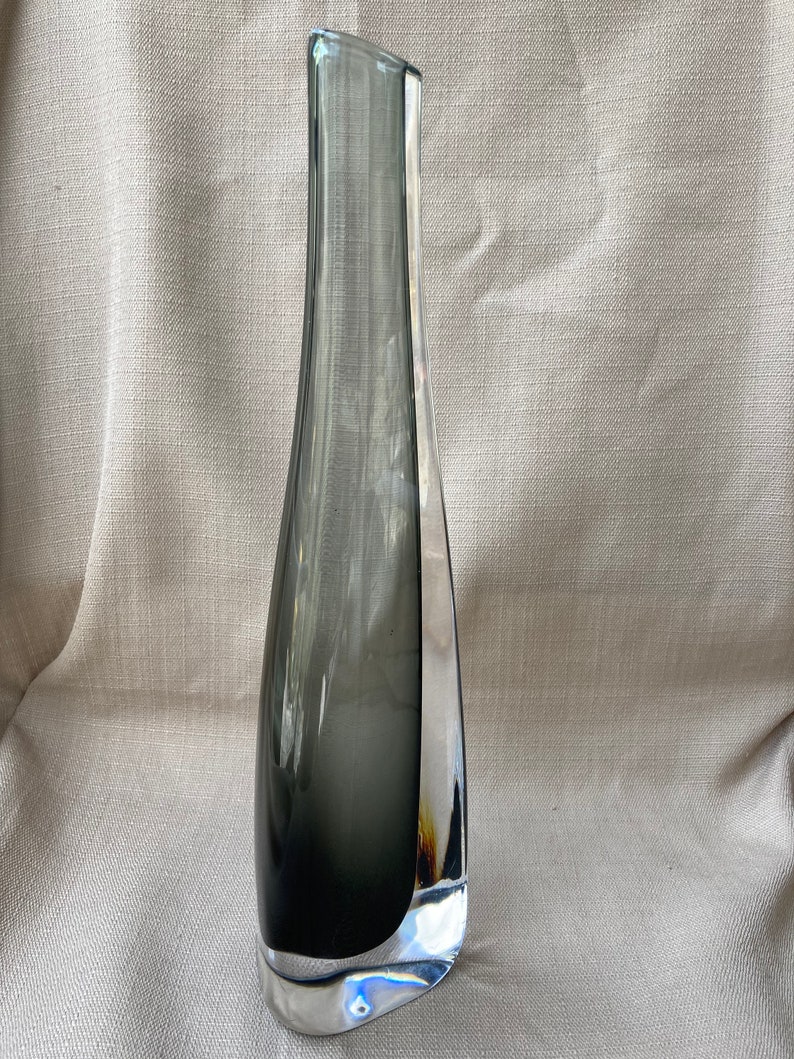 Vintage Mid Century Modern Orrefors Sommerso Nills Landberg - Etsy