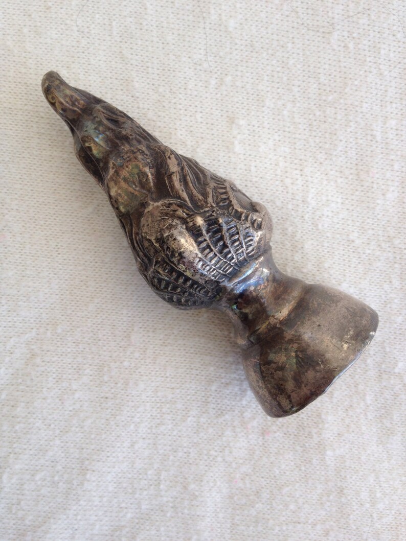 Vintage Silver Toned Metal Flaming Lamp Topper Finial - Etsy