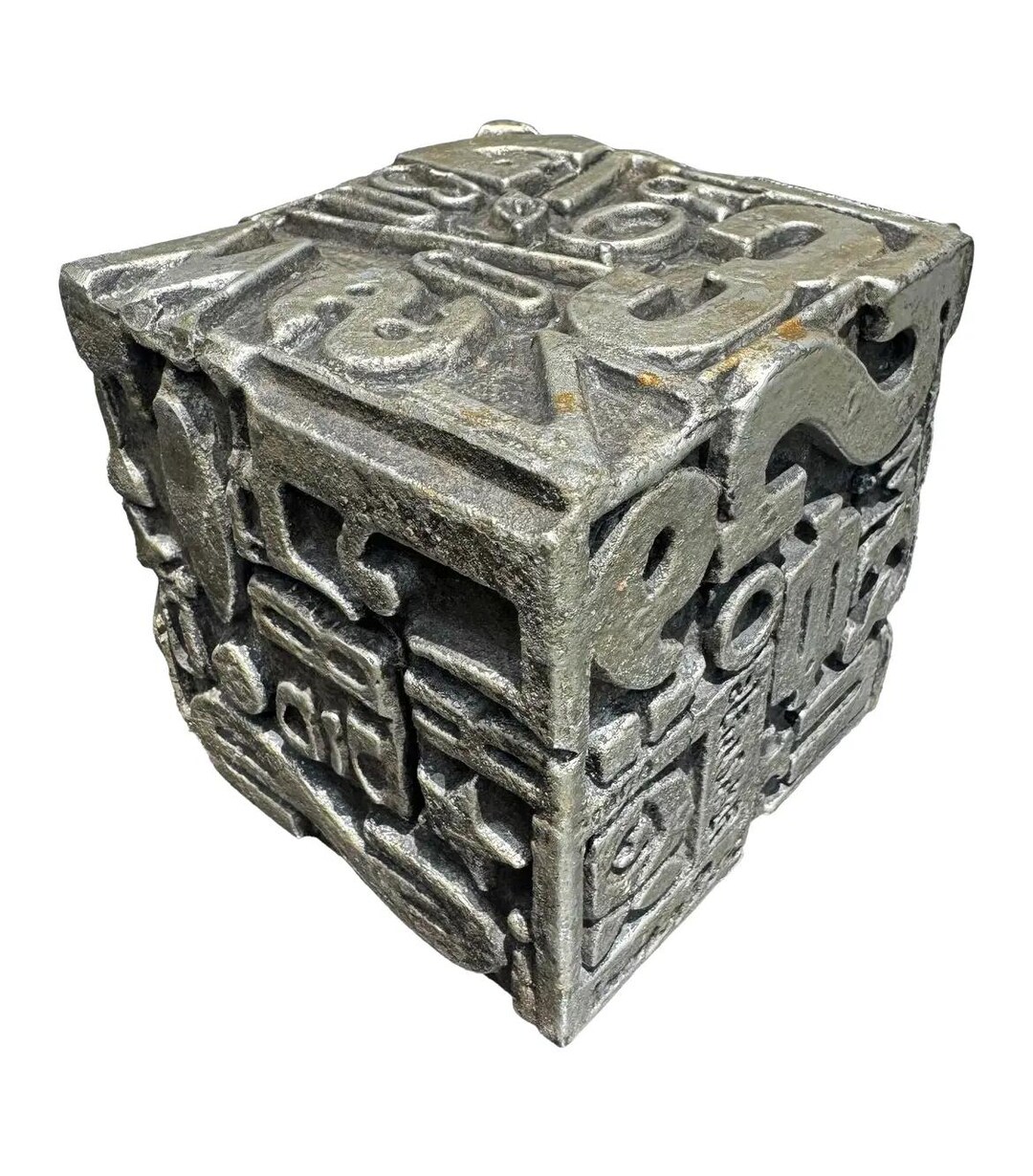 Vintage Mid Century Modern Sheldon Rose Alphasculpt Cube Cubist ...