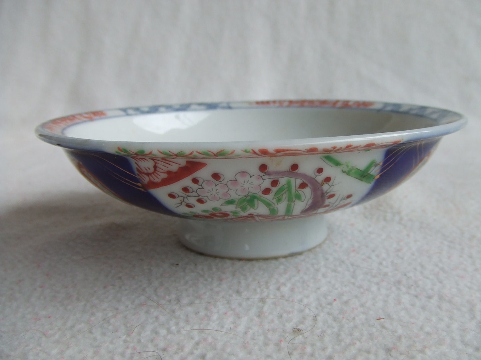 Vintage Chinese Japanese Imari Cobalt Porcelain Rice Bowl - Etsy