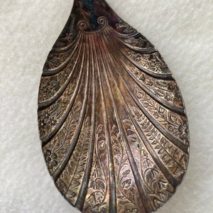 Vintage Ornate Sheffield England EPNS Silver Serving Spoon - Etsy