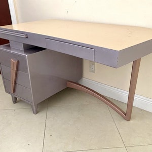 1960s Vintage Space Age Style Office Desk - Etsy