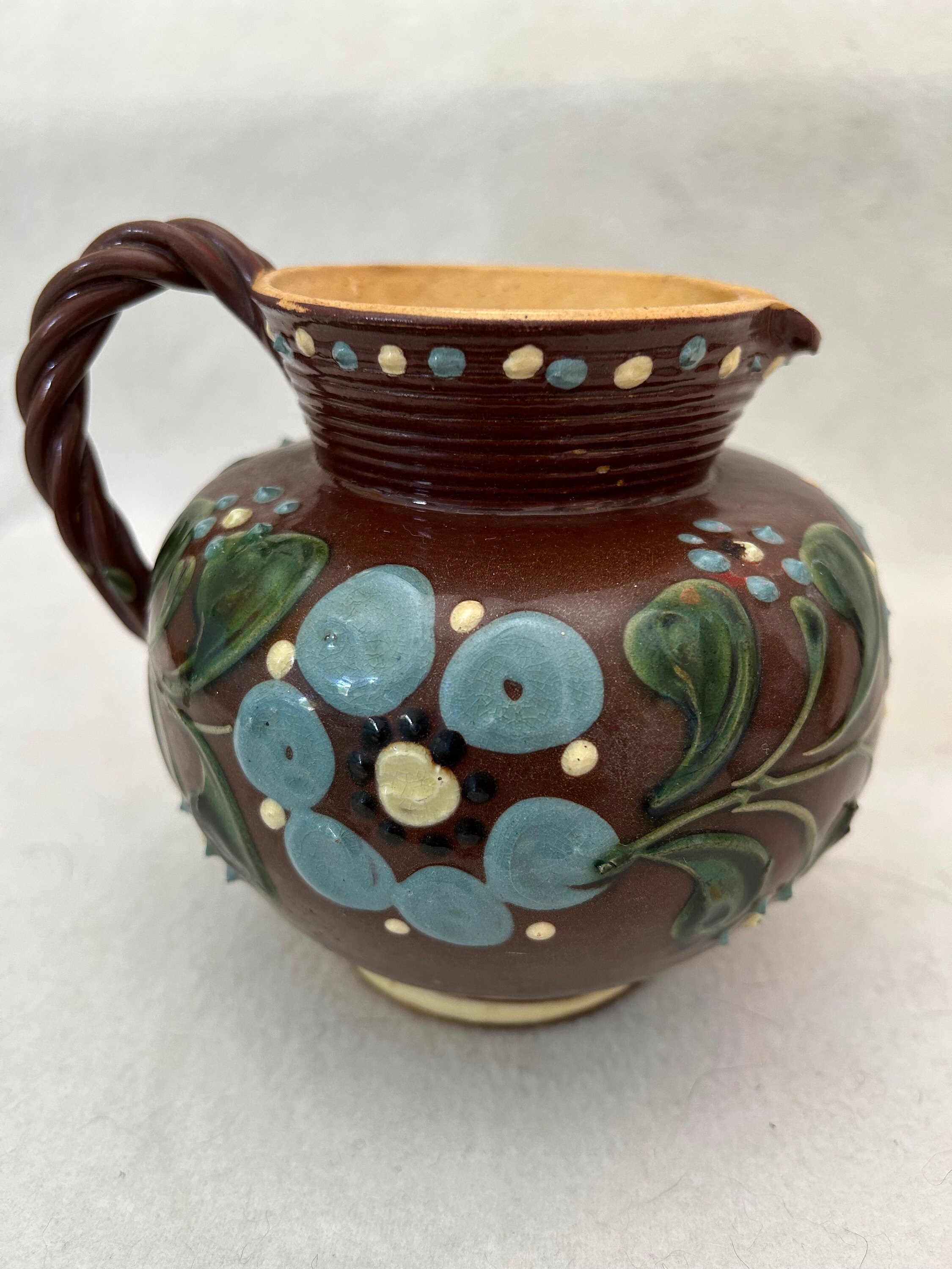 Antique French Terracotta Art Pottery Redware Faience Glazed - Etsy