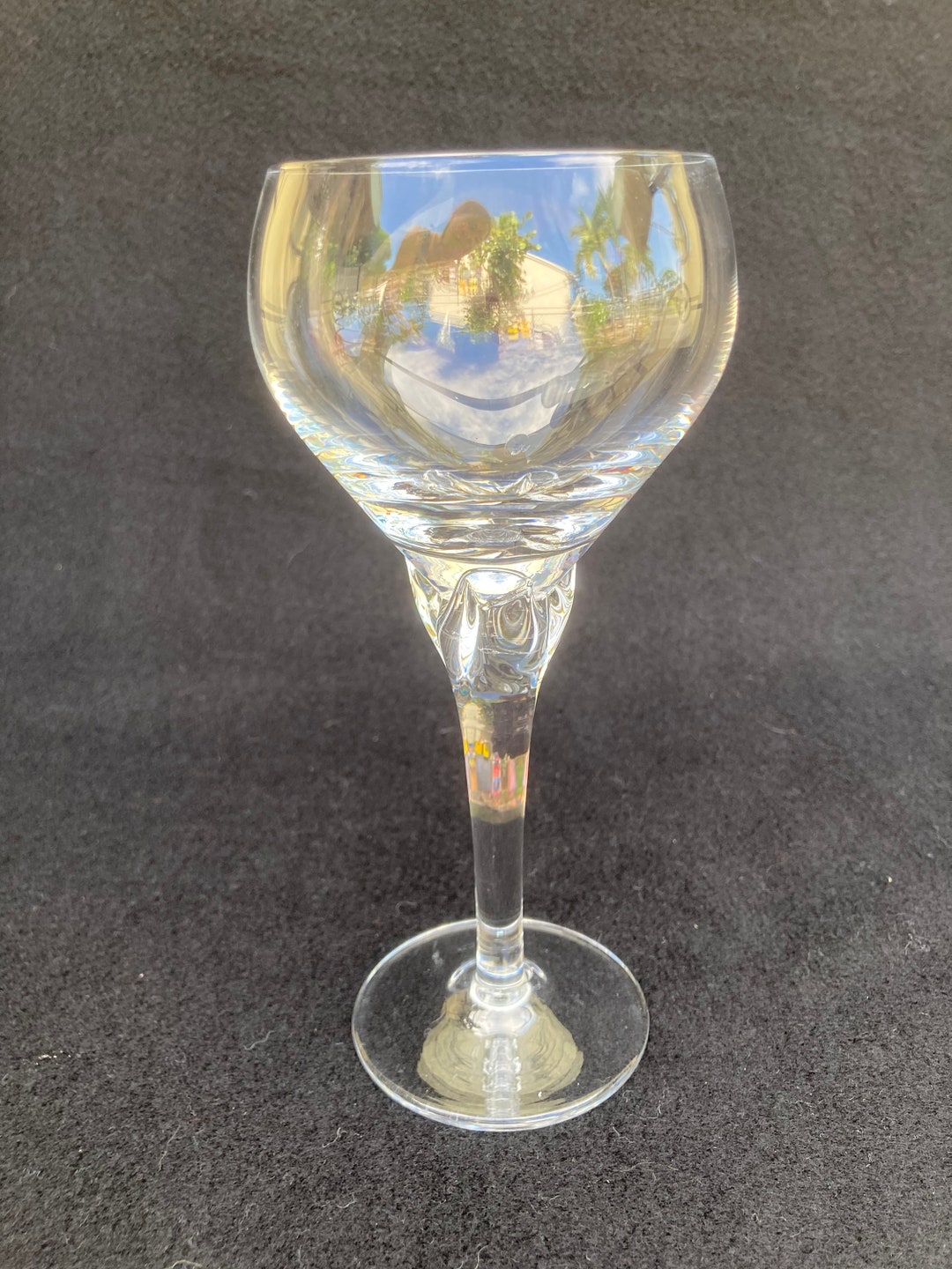 Vintage Mikasa Flower Song Cryatal Wine Stem Glass - Etsy