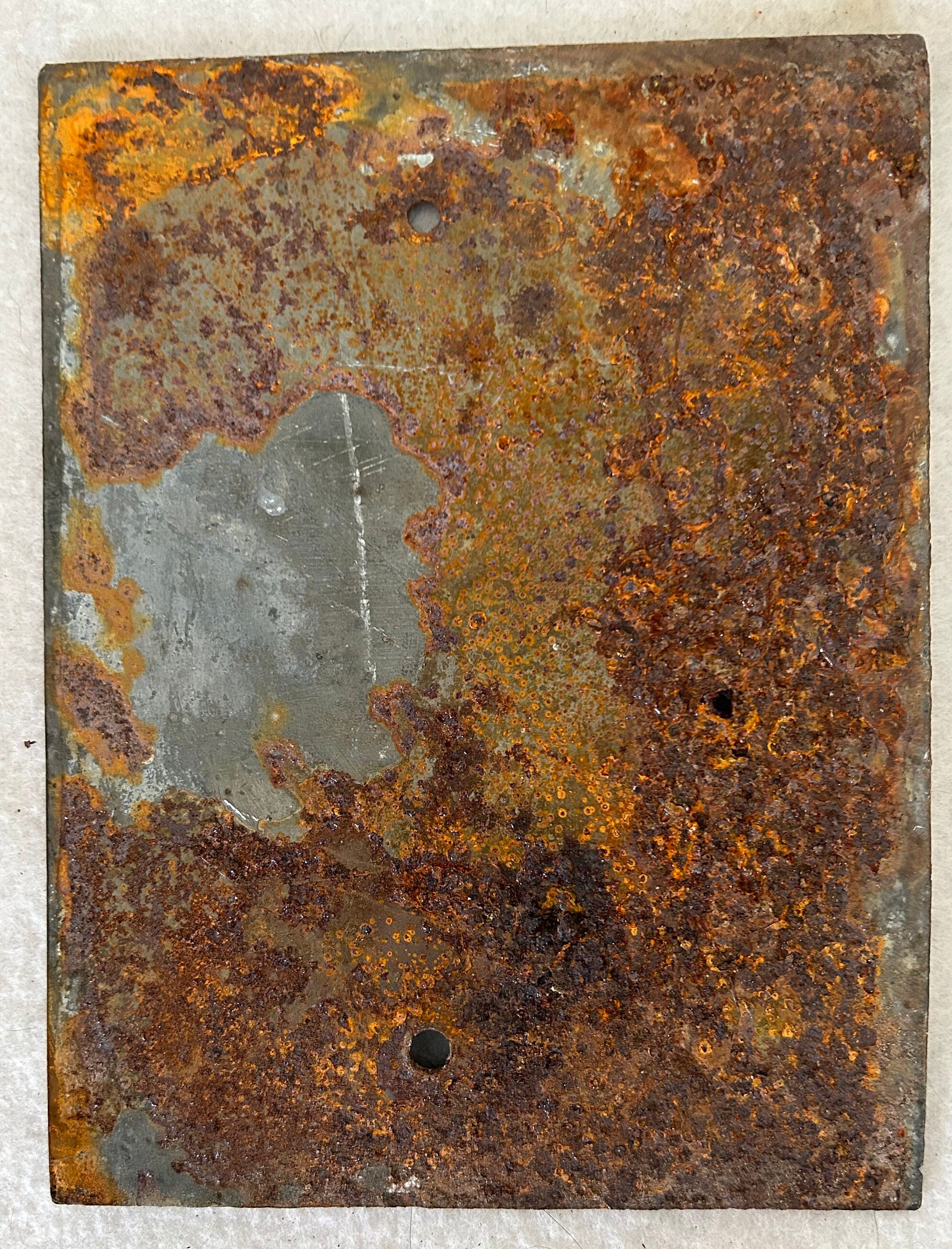 Antique Victorian Bronze on Steel Hardware Baseboard Backsplash Salvage ...