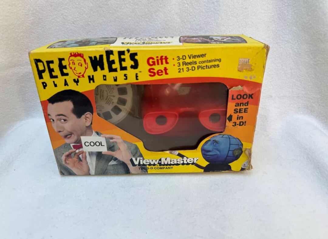 Vintage Pee Wee's Playhouse Viewmaster Gift Set Toy - Etsy