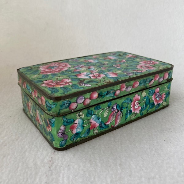 Chinese Enamel Box - Etsy