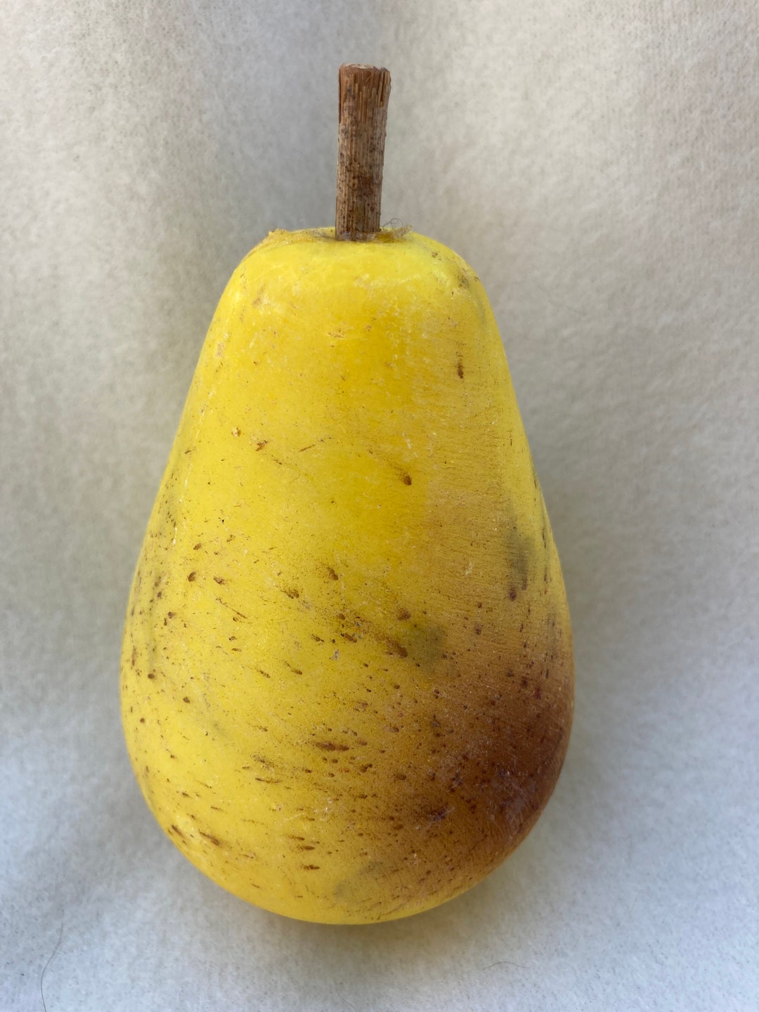 Vintage Italian Heavy Carved Marble Alabaster Fruit Pear Sculpture - Etsy