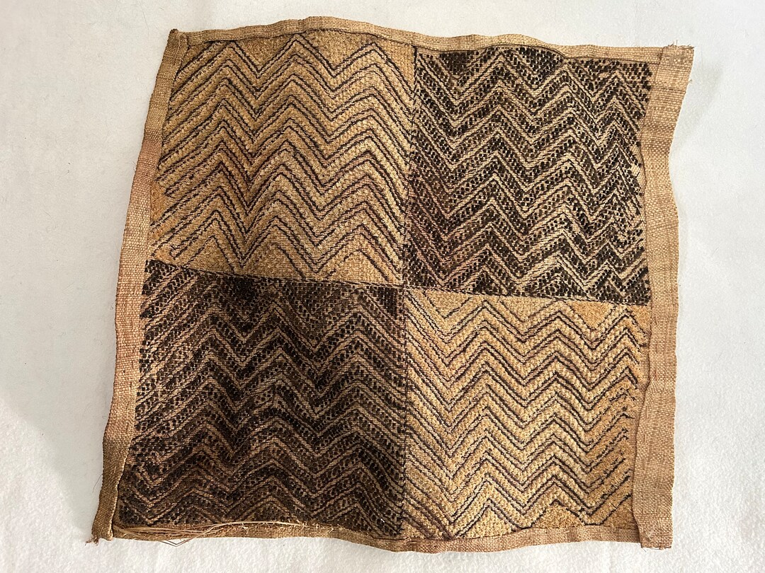 Antique African Textile Woven Raffia Kuba Mud Cloth - Etsy