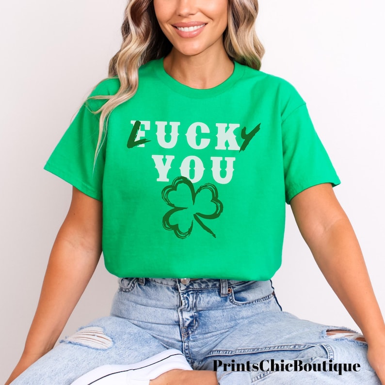 St Patricks Day Inappropriate Shirts, St. Patrick's Day Lucky Tee ...