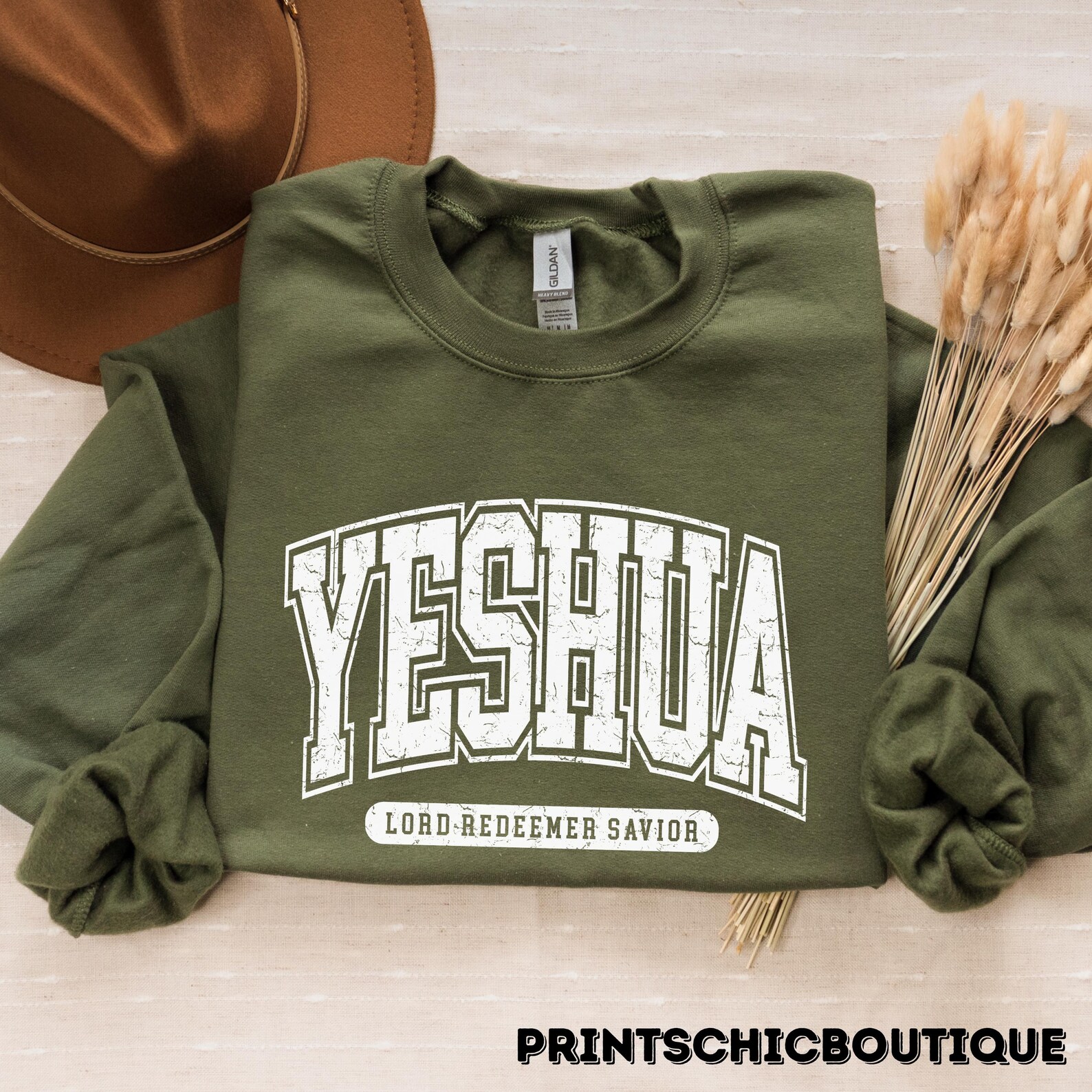 Vintage Yeshua Sweatshirt, Christian Yeshua Sweatshirt, Religious ...