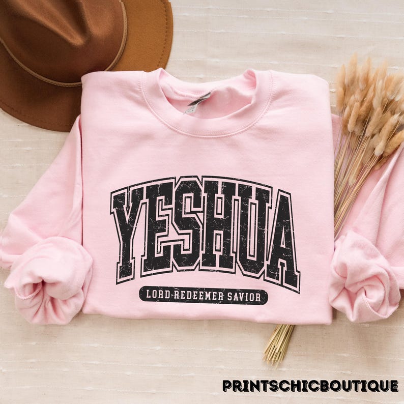 Vintage Yeshua Sweatshirt, Christian Yeshua Sweatshirt, Religious ...