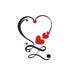 Heart Machine Embroidery Design. 7 Sizes. Love Swirl Embroidery Design ...