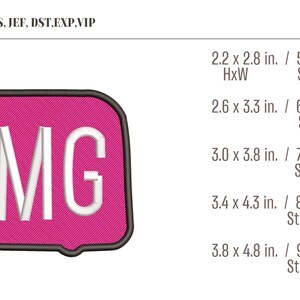 OMG Machine Embroidery Design. 5 Sizes. Oh My God Embroidery Design ...