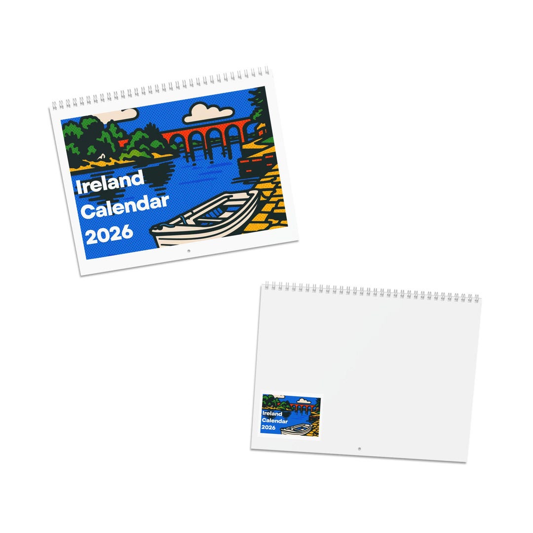 Ireland Pop-art Photo Calendar 2026 - Etsy