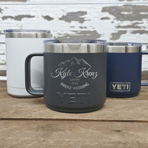 Personalized Custom Engraved YETI® 14 Oz Coffee Mug or Polar Camel ...