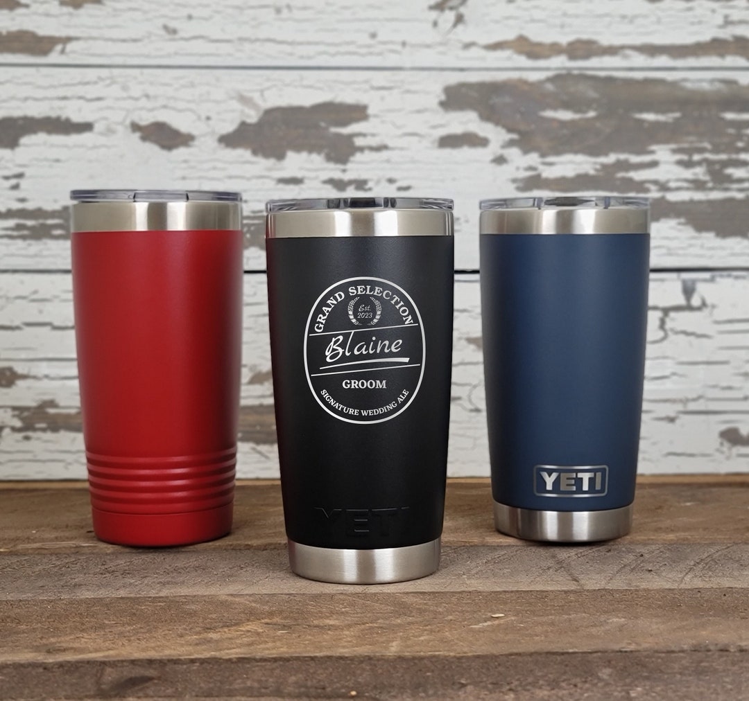 Personalized Custom Engraved YETI® 20oz Tumbler or Polar Camel 20oz ...