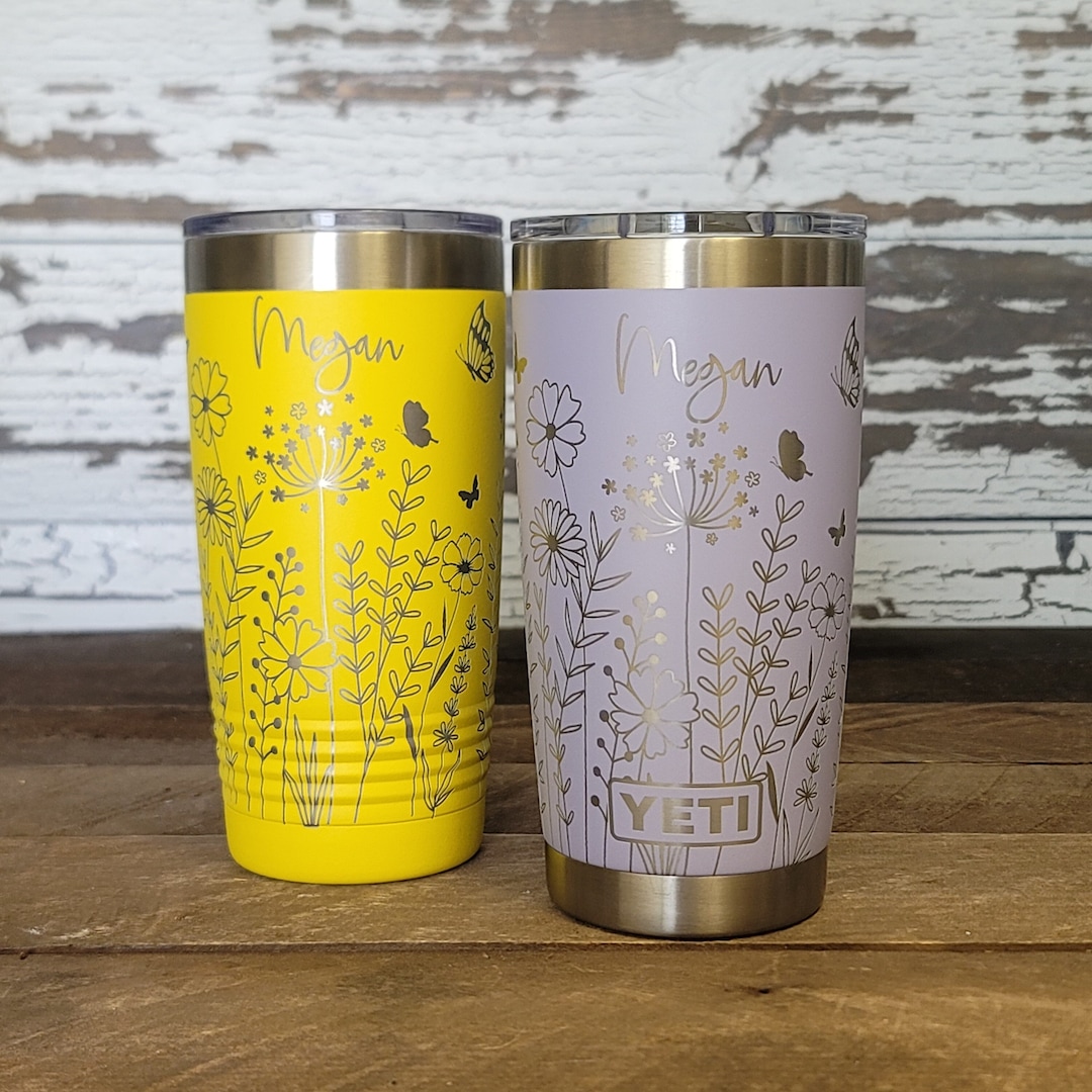 Personalized Custom Engraved YETI® 20oz Tumbler or Polar Camel 20oz ...