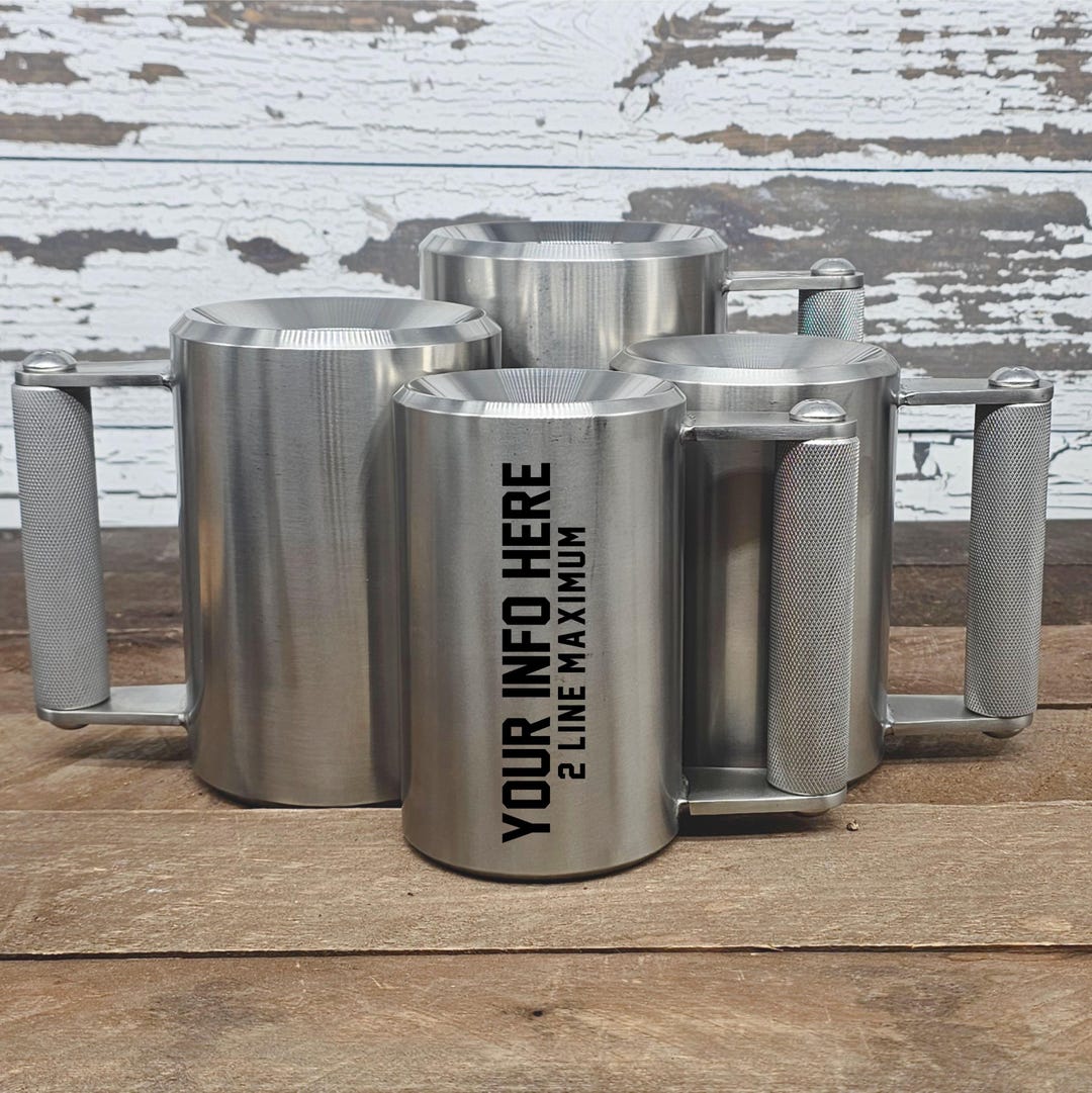 Dumbbell Mug Stainless Steel Gym Mug Fitness Gift for Men Weightlifting ...