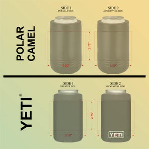 Personalized Engraved YETI® CAN Colster or Polar Camel Can Holder ...