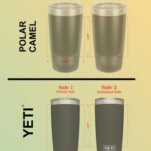 Personalized Custom Engraved YETI® 20oz Tumbler or Polar Camel 20oz ...